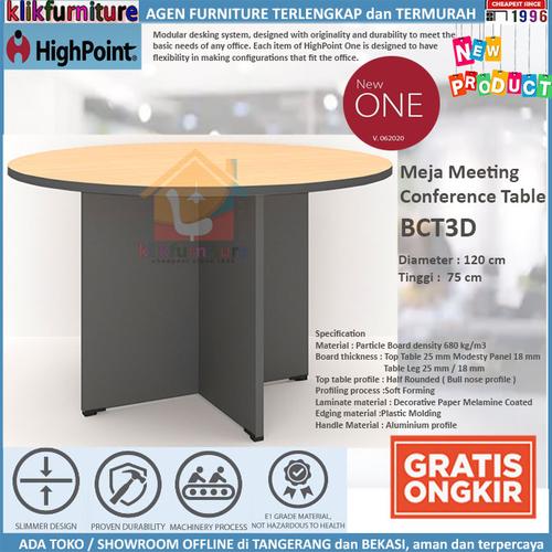 Promo Meja Meeting / Meja Rapat / Conference Table Bulat BCT3D ...