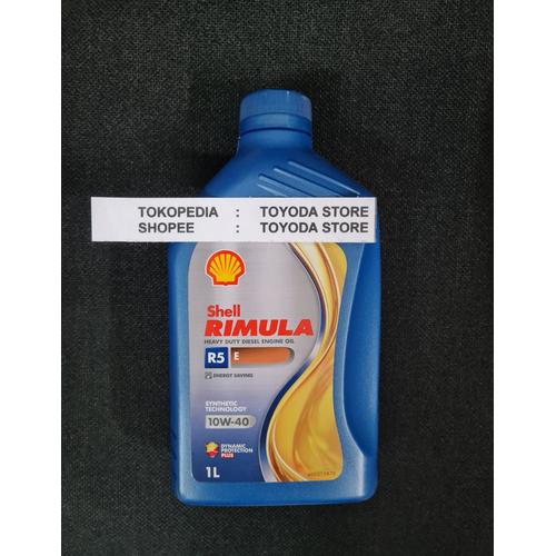Jual Oli Shell Rimula R5 10w-40 diesel engine oil 1 liter Oli mesin ...