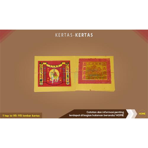 Jual kertas sembahyang cap tom sam cong emas atau perak - emas - Kota ...