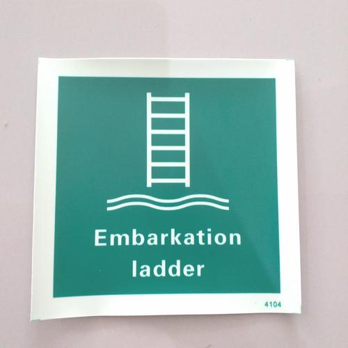 Jual IMPA 334104 & 334054 EMBARKATION LADDER (Stiker Fosfor) 150x150 ...