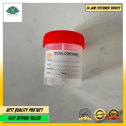 Jual Pot Feces 60cc Bersendok | Pot Feses 60ml Merk GP - Kota Depok ...