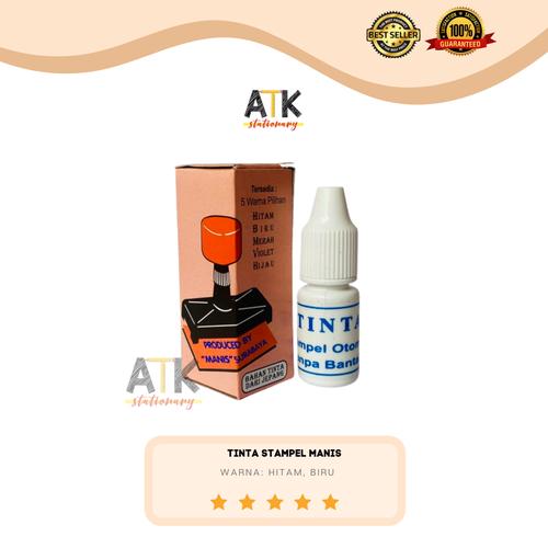 Jual Tinta Stampel Manis, Tinta Stample Tanpa Bantalan atk - Hitam - Jakarta Utara ...