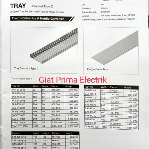 Jual Cable Tray 500 x 100 - Jakarta Pusat - Giat Prima Elektric | Tokopedia