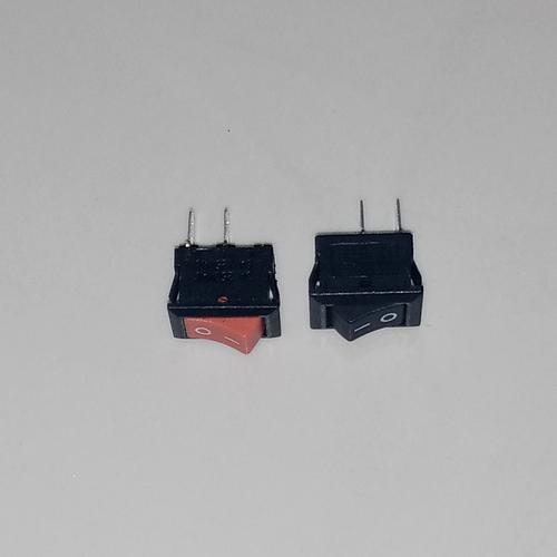 Jual Saklar ukuran 10mm x 15mm Rocker switch dengan 2 kaki - Hitam ...