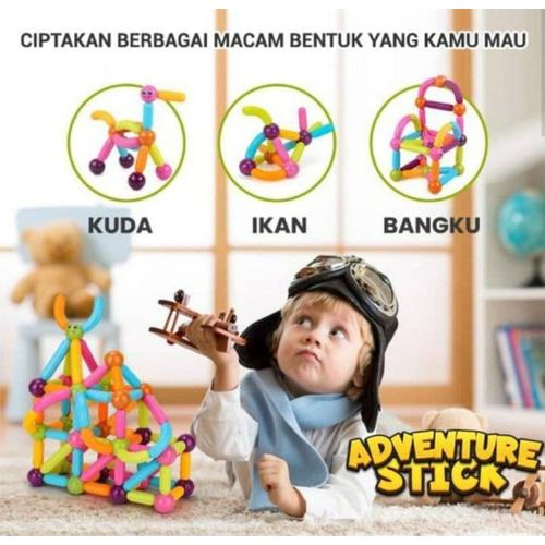 Jual Adventure stick | Mainan rakit/susun anak TH2810 - 10 PCS ...