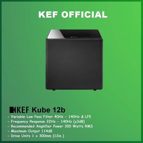 Promo KEF Kube 12B Subwoofer 12 inc Bass Driver Active Subwoofer Kube12B Cicil 0% 3x - Jakarta ...