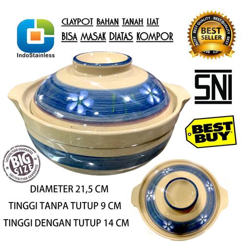 Jual PROMO CLAYPOT MASAK / PANCI TANAH LIAT/CLAYPOT SAPO CEPER - G050 ...