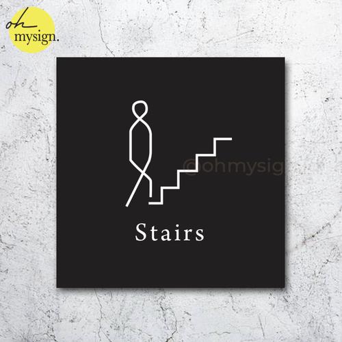 Jual Sign Stairs Tangga sign Akrilik | Acrylic Sign Modern | Sign Board ...