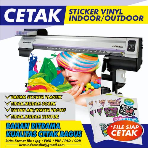 Jual CETAK STICKER VINYL METERAN RITRAMA - Sticker ritrama, tanpa ...