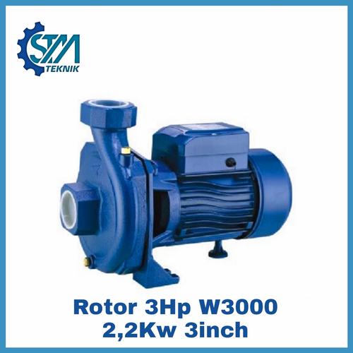 Jual Pompa Centrifugal Rotor 3Hp W3000 2,2Kw 3inch pompa air bersih ...