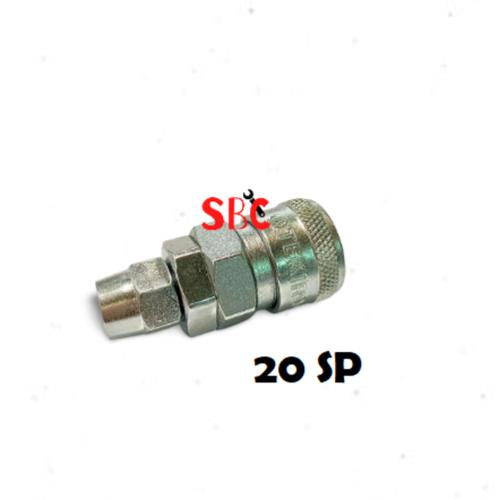 Jual TEKIRO Quick Coupler Two Touch 20 SP / Sambungan Selang Angin 20SP ...