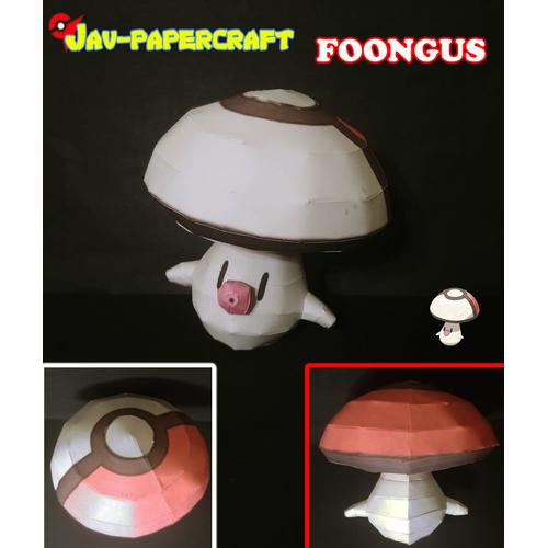 Jual pokemon foongus Papercraft - Kab. Bekasi - Papercraft Tiviti ...