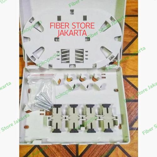 Jual ROSET/FTTH 4 CORE SC + ADAPTOR SC/UPC MULTIMODE OM2 + FISHER ...