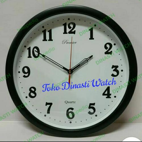Jual Jam Dinding/Jam Dinding Premier 038 Hitam Cocok Untuk Segala ...