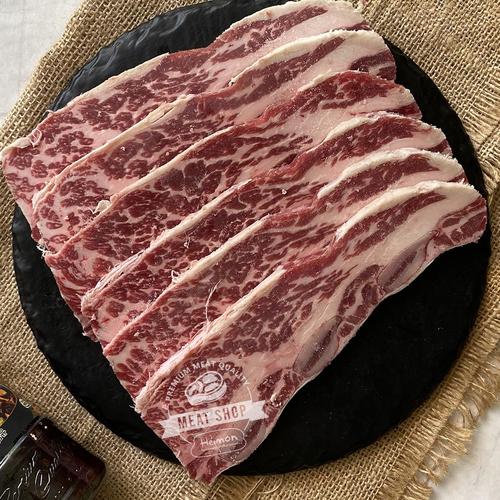 Jual Daging Sapi US Shortribs Choice Beef Kalbi / Galbi Marbling 4+ Cut ...