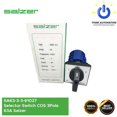 Jual Selector Switch COS 3Pole 63A Salzer SA63-3-3-61027 - Kab. Bekasi ...