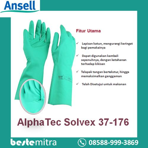 Jual ANSELL Chemical-Resistant Gloves AlphaTec Solvex 37-176 Sarung Tangan - 8 - Jakarta Utara ...
