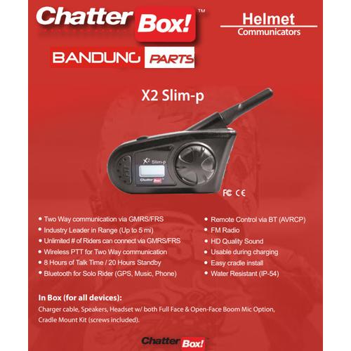 Jual CHATTERBOX X2 P WITH PTT BLUETOOTH INCLUDED # CBX2SLIMPKIT ...