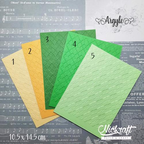 Jual Emboss Paper - ARGYLE / KETUPAT - Embossing Folder Kertas Motif ...