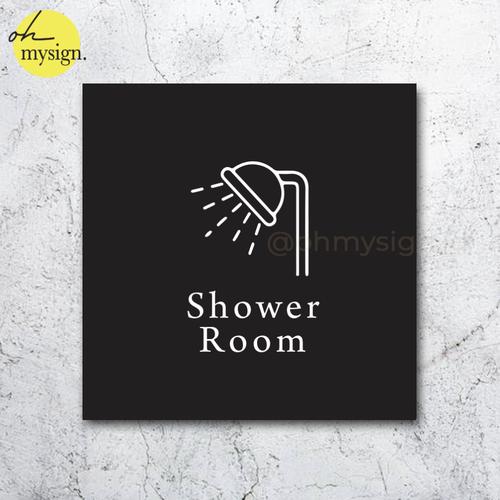 Jual Sign Shower Room sign Akrilik | Acrylic Sign Modern | Sign Board ...