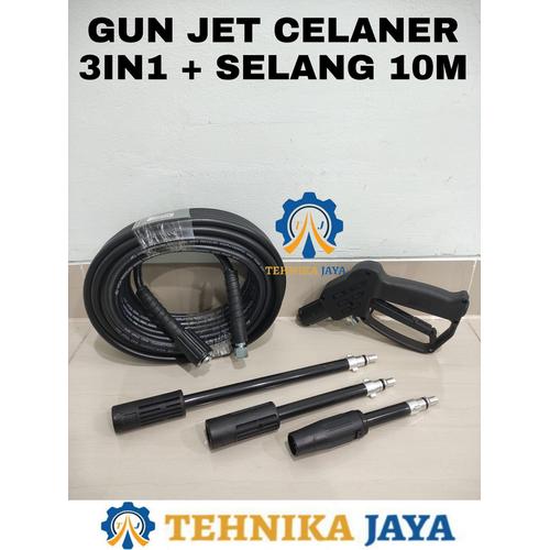 Jual Paket Selang Jet Cleaner + Gun 3in1 Cleaner Gun Cuci Mobil Motor ...