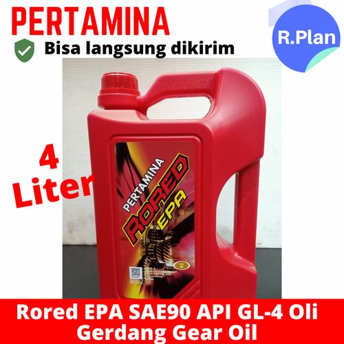 Jual Pertamina Rored EPA SAE90 API GL-4 Oli Gerdang oli 4 Liter Gear ...