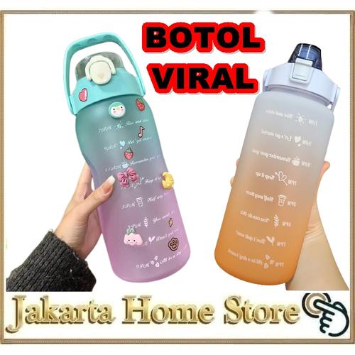 Jual Botol Air Minum Motivasi 2 Liter Gradasi Rainbow 2 L - botol rusa ...