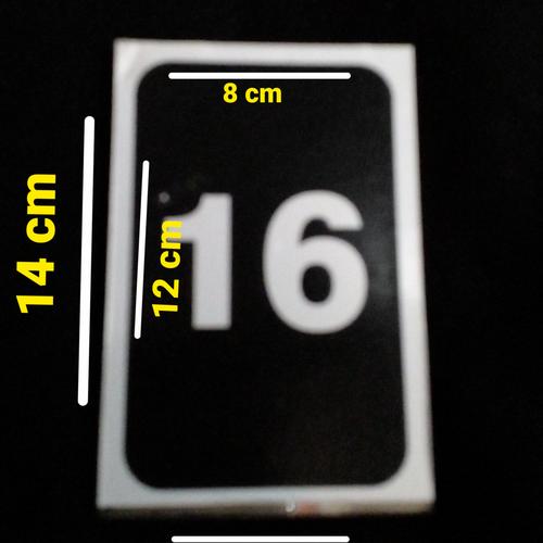 Jual akrilik nomor loker uk 14 x 10 cm tebal 2mm - Jakarta Utara ...