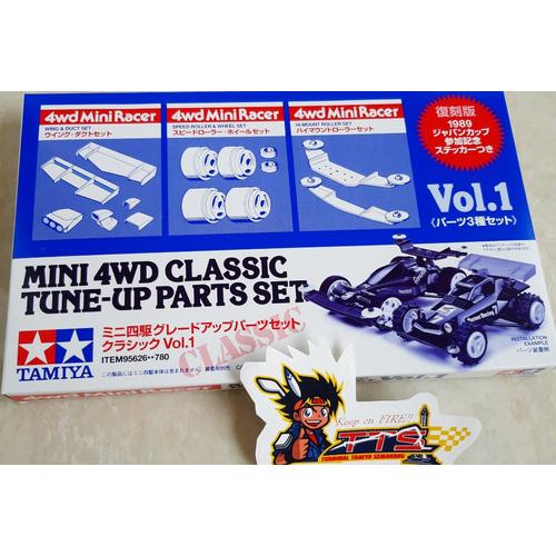 1Set Original Tamiya Mini 4WD Car Classic Tune-up Parts Set