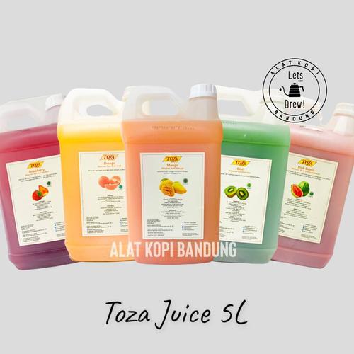 Jual Toza Juice 5 liter juice buah siap minum (variant di keterangan ...