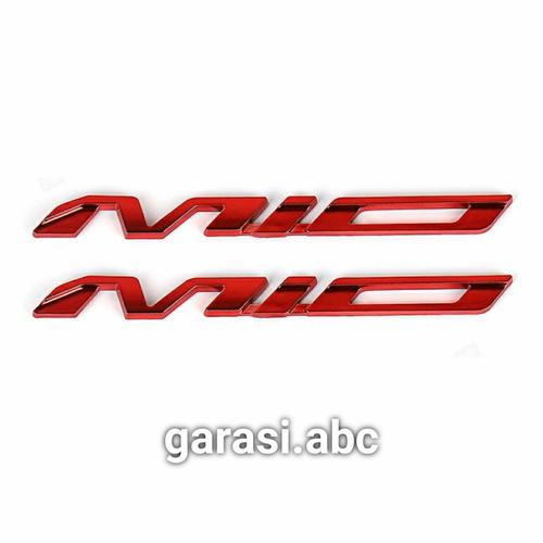 Jual Stiker Emblem Badge Body Yamaha Mio Timbul 3D Sticker Tulisan Logo ...