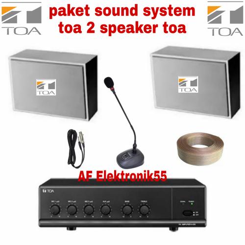 Jual Paket Sound Toa 2 Unit Speaker Toa Indoor Original - Jakarta Barat ...