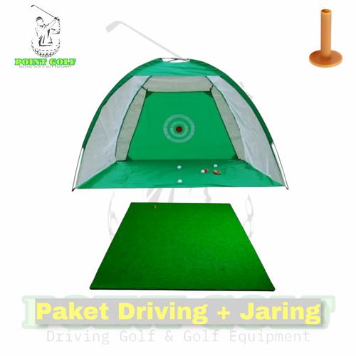 Promo Promo Paket Driving Golf Ukuran 100*100 cm + Jaring Net 2 Meter ...