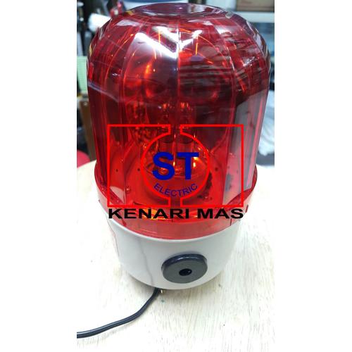 Jual Rotary Lamp With Buzzer / Warning Light 5 in LTE-1121J 220v RED ...