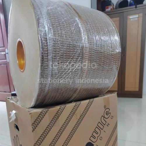 Jual Ring Jilid 1/2 Roll Pitch 3:1 12mm 105 Lembar Golden Wire Binding - Putih - Kab. Bandung ...