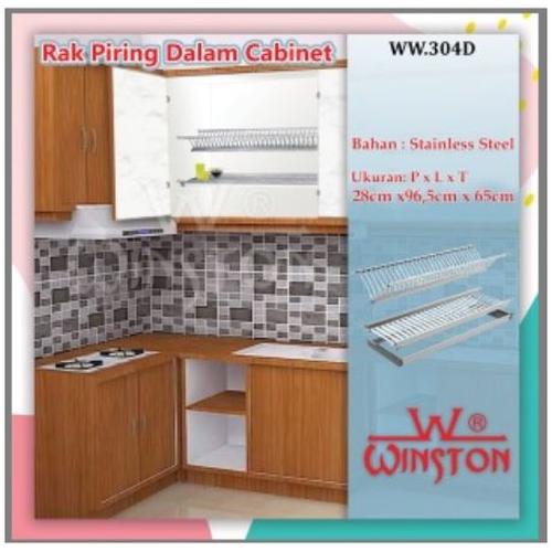 Jual WINSTON Rack WW 304 D Rak Piring Gelas Stainless 100 cm kitchen ...