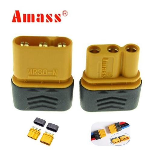 Jual Konektor AMASS MR30 MR 30 Male Female Connector Plug Lipo Battery ...