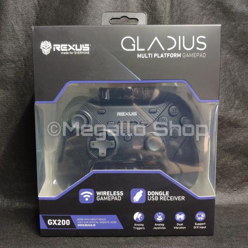 Jual Rexus Gladius GX200 Wireless Controller Garansi Resmi - Hitam ...