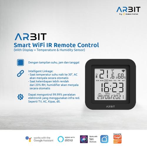 Promo ARBIT - Smart Wifi IR Remote Temperature & Humidity Sensor ...