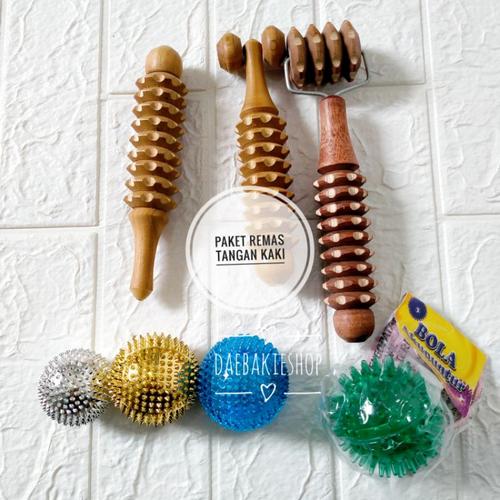 Jual LENGKAP! alat pijat bola duri magnet / alat remas tangan terapi ...