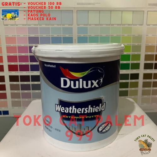 Jual Dulux Wall Putty Exterior 3.5kg Galon / Plamir Dempul Tembok Luar ...