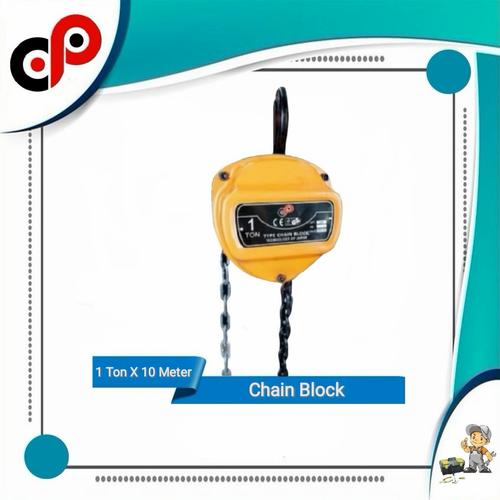 Jual Chain Block 1 Ton X 10 Meter / Takel Hand Chain Hoist 1 Ton X 10 ...