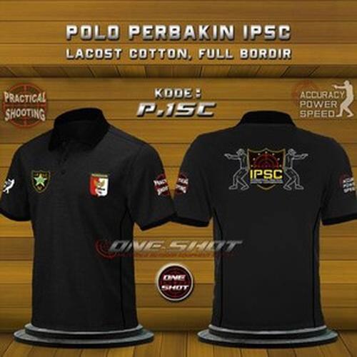Jual polo shirt perbakin - baju kaos polo perbakin IPSC - Hitam, XXL ...