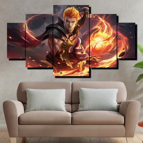 Jual MOKUN Hiasan Dinding Poster Kayu Sambung Mobile Legends Valir ...