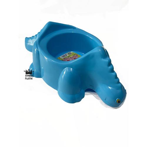 Jual Green Leaf 5107 Pispot Anak Potty Bonbin Bentuk DINOSAURUS - Biru ...