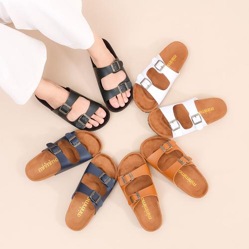 Promo MiNiMiMO By ANES Sandal Kulit Pria Wanita - MF 003 - White, 39 - Kota Bandung - Minimimo ...