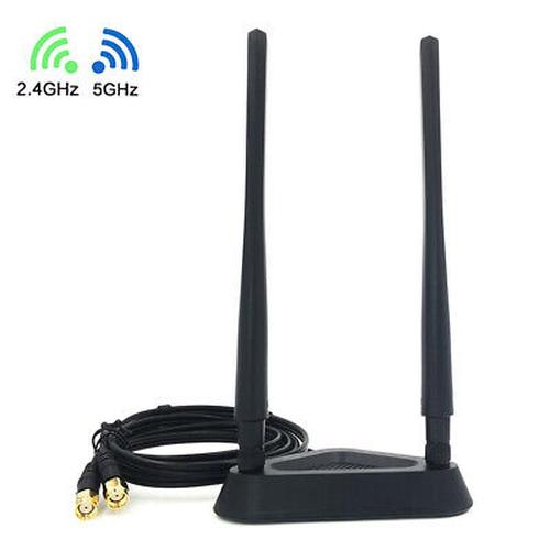 Jual Dual Band External SMA WiFi Antenna For Desktop PCI-E Adapter ...