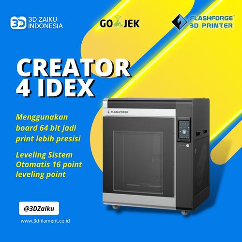 Jual Large 3D Printer Flashforge Creator 4 IDEX High Temperature ...
