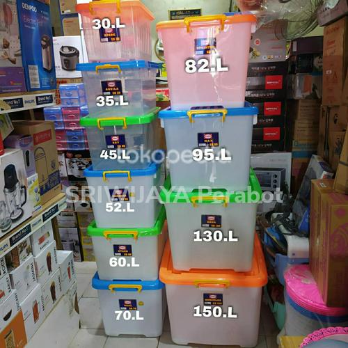 Jual CONTAINER BOX PLASTIK SHINPO | CONTAINER RODA (GRAB & GOJEK) - CB ...
