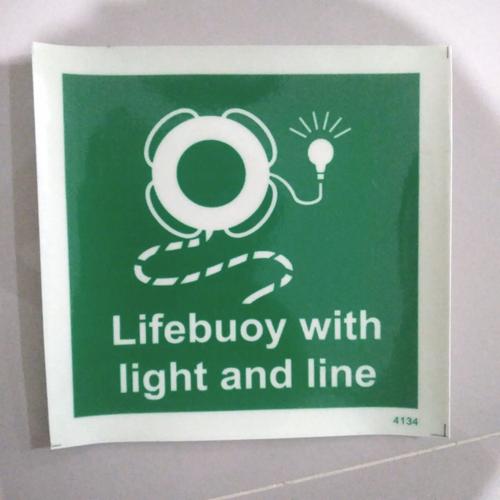 Jual 334134 & 334082 IMO LIFEBUOY WITH LINE & LIGHT (STIKER FOSFOR ...